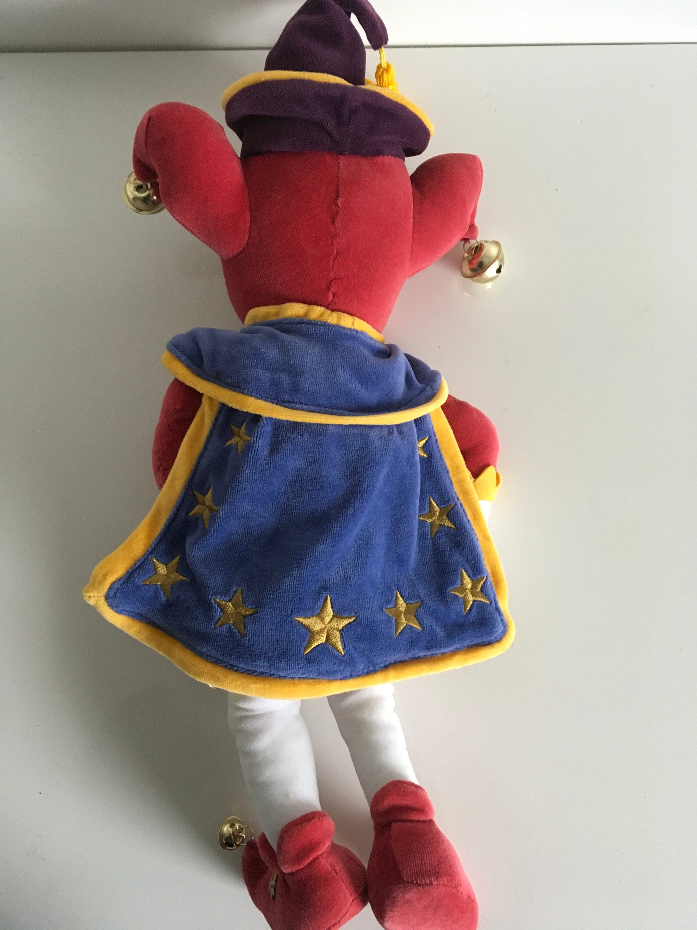 Vintage Pardoes Efteling Netherlands Mascot Rubber Face Jester Doll 23 ...