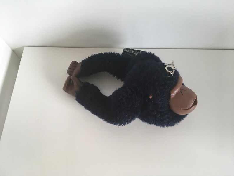 Kipling Monkey Key Ring Navy Blue Plush Collector XXL Unfolded Arms 45 ...