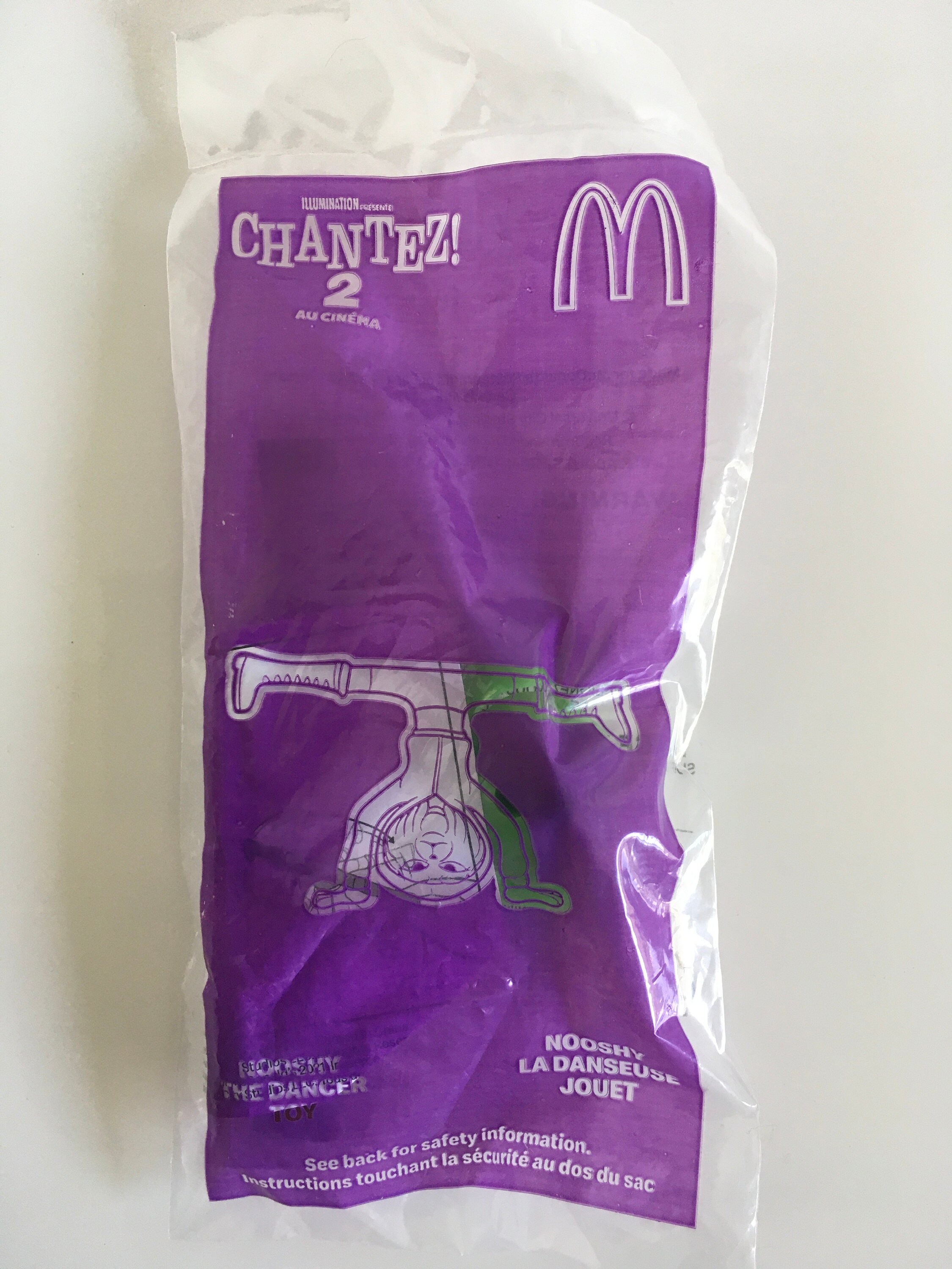 2021 Macdonalds Toy Happy Meal Sing 2 Nooshy the Dancer Canada New - Etsy