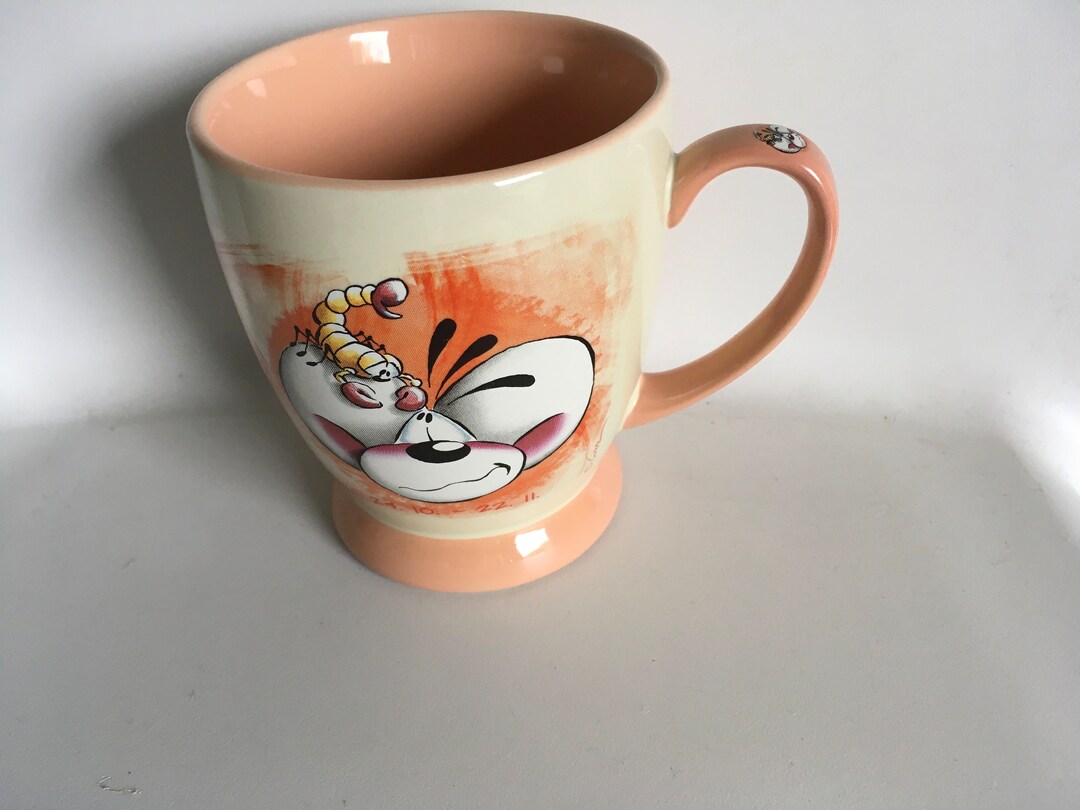 Mug Ceramic Diddl Scorpion 10 Cm Peach Colour Very Cute - Etsy
