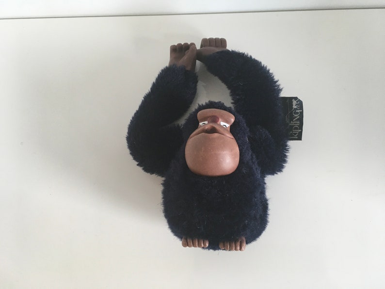 Kipling Monkey Key Ring Navy Blue Plush Collector XXL Unfolded Arms 45 ...
