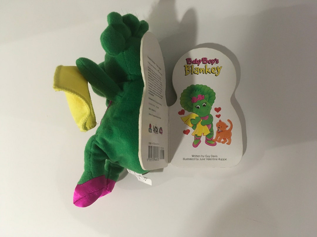 Vintage Baby Bop’s Blankey Book Soft Toy Plush Animal Bean Bag 7” /19 ...
