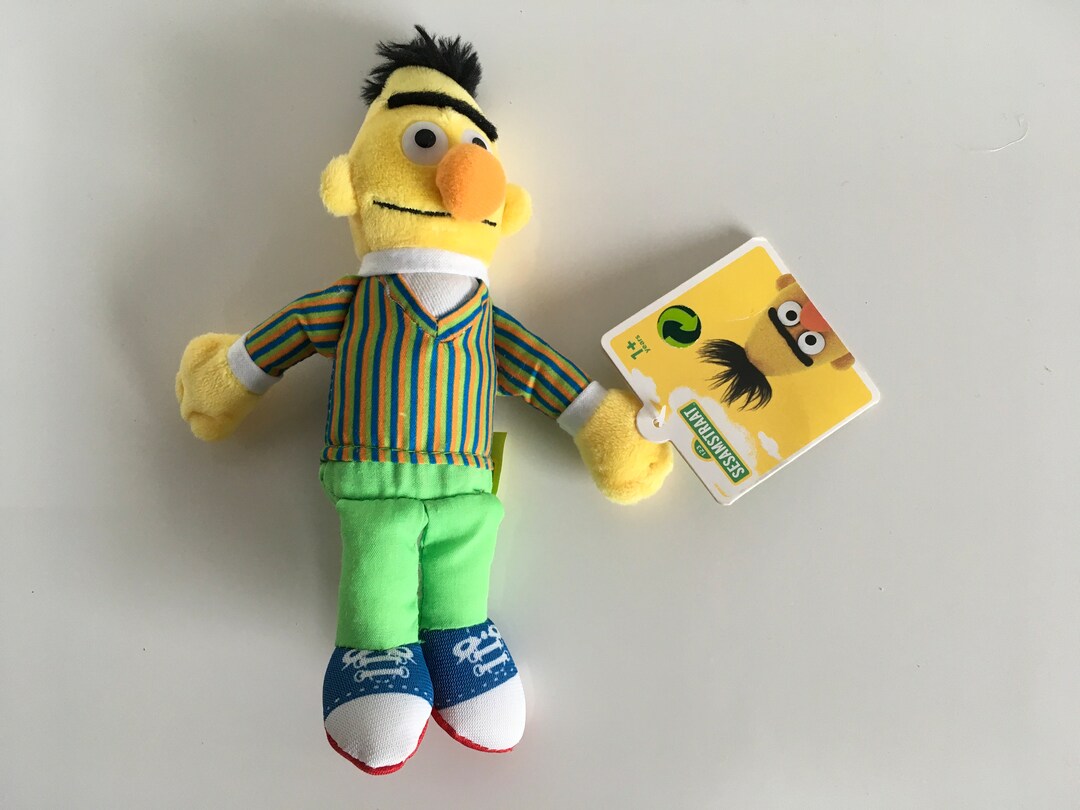 Plush Sesame Street Bert Plush Beanie 2017 New With Brand 20 Cm /7,5 ...