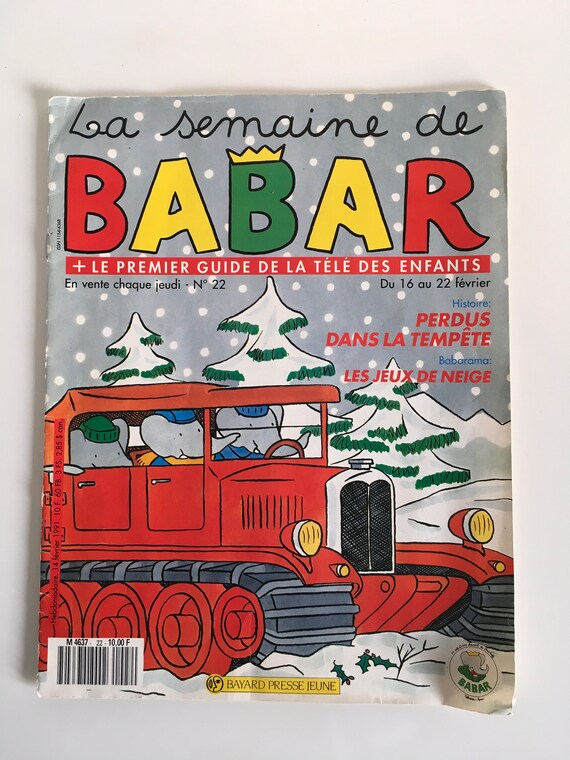Vintage Babar Magazine 1991 - Etsy