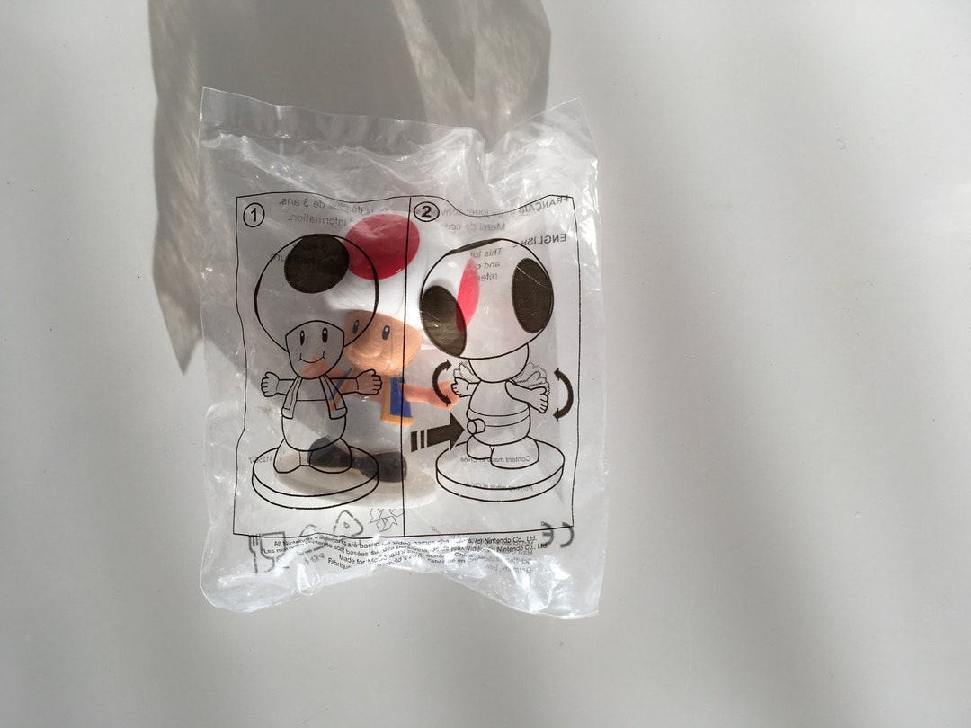 Super Mario Happy Meal Toys Macdonald’s TOAD 2016 New in the Bag - Etsy