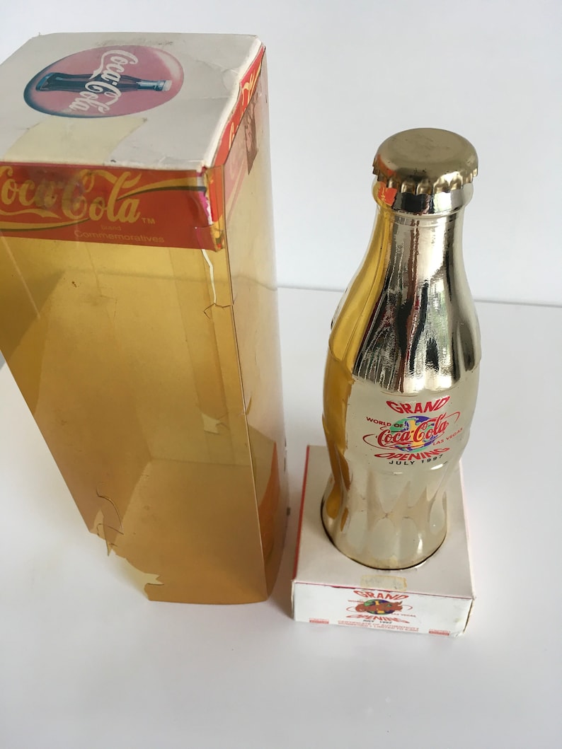 Rare 1997 Las Vegas Grand Opening World of Coca Cola Gold - Etsy