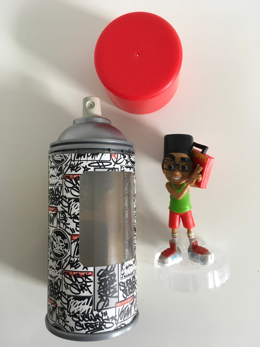 Sub Surf Subway Spray Can Surfer Brand Alpha Industries Figure Inside ...