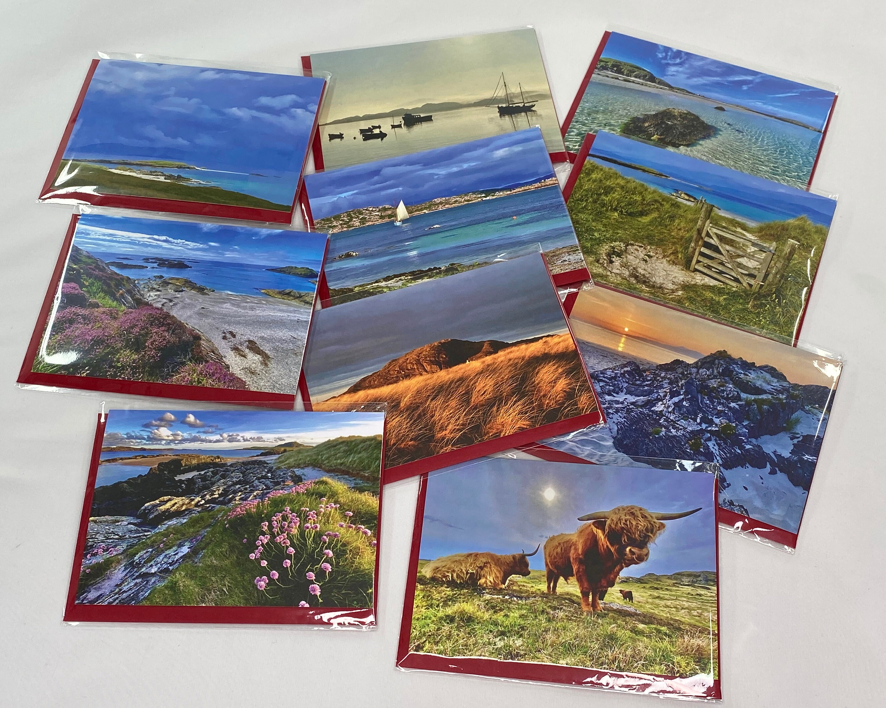 Bay at the Back of the Ocean Iona Card With Envelope - Etsy