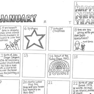 2025 Fun Facts Calendar - Etsy