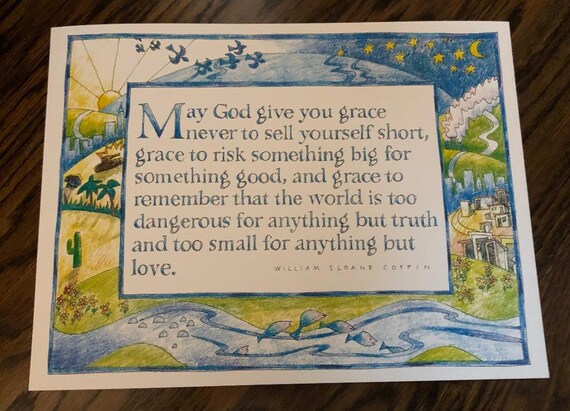 Print of a Prayer: May God Give You Grace... | Etsy