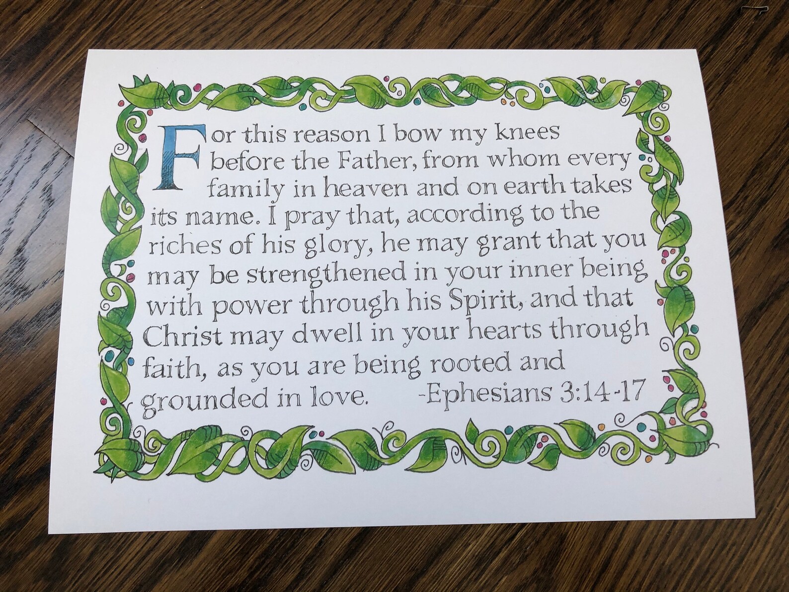 Print of a Prayer: Rooted and Grounded in Love - Etsy