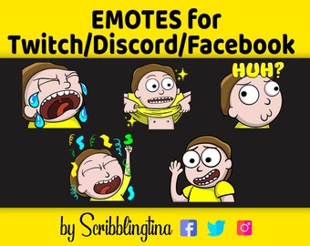 Rick and Morty Emote | Etsy