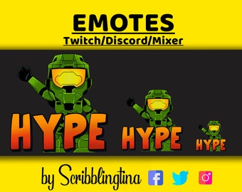 Halo Emote - Etsy Ireland