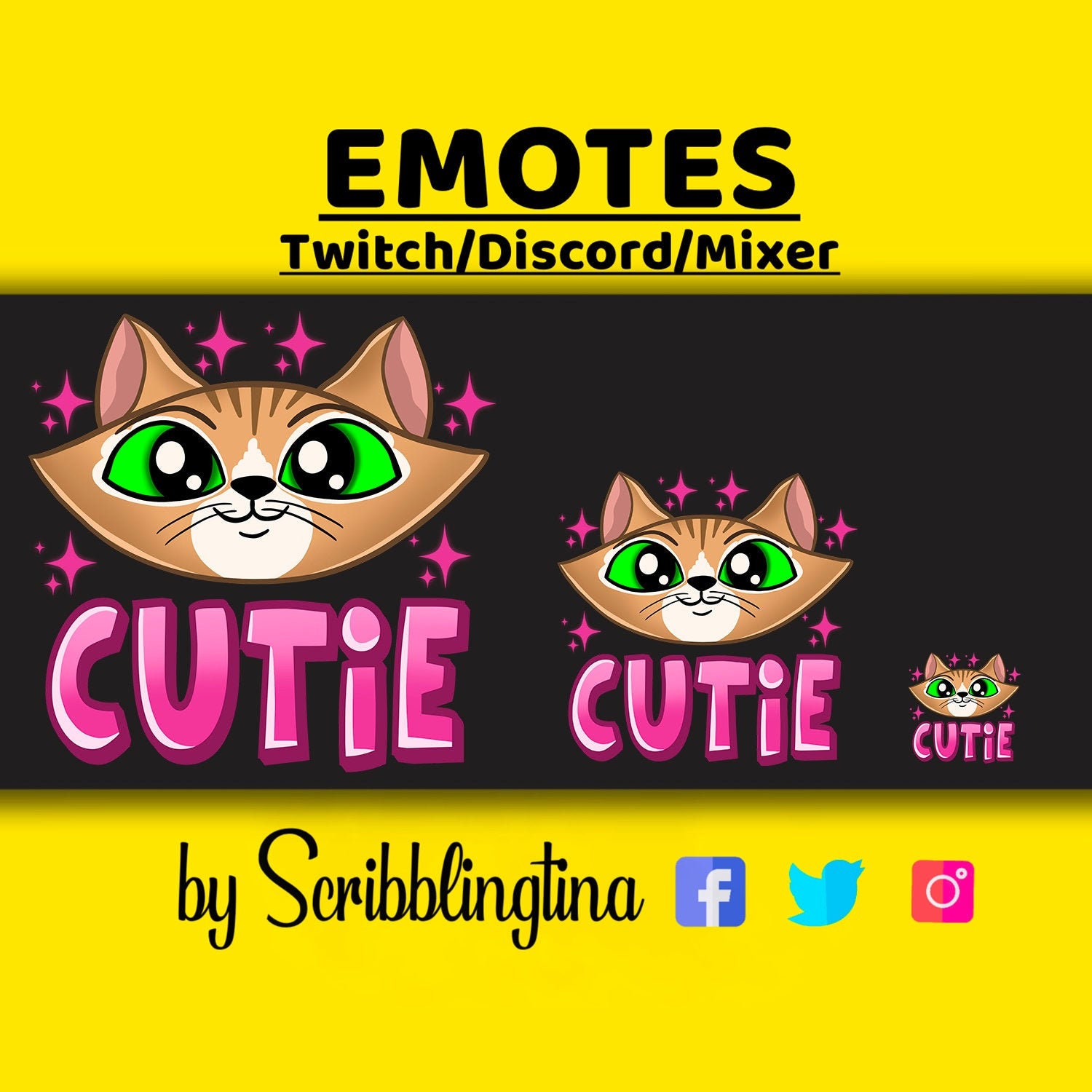 Cat Twitch Emote Emote Twitch Text Emote Cutie Emote - Etsy Hong Kong