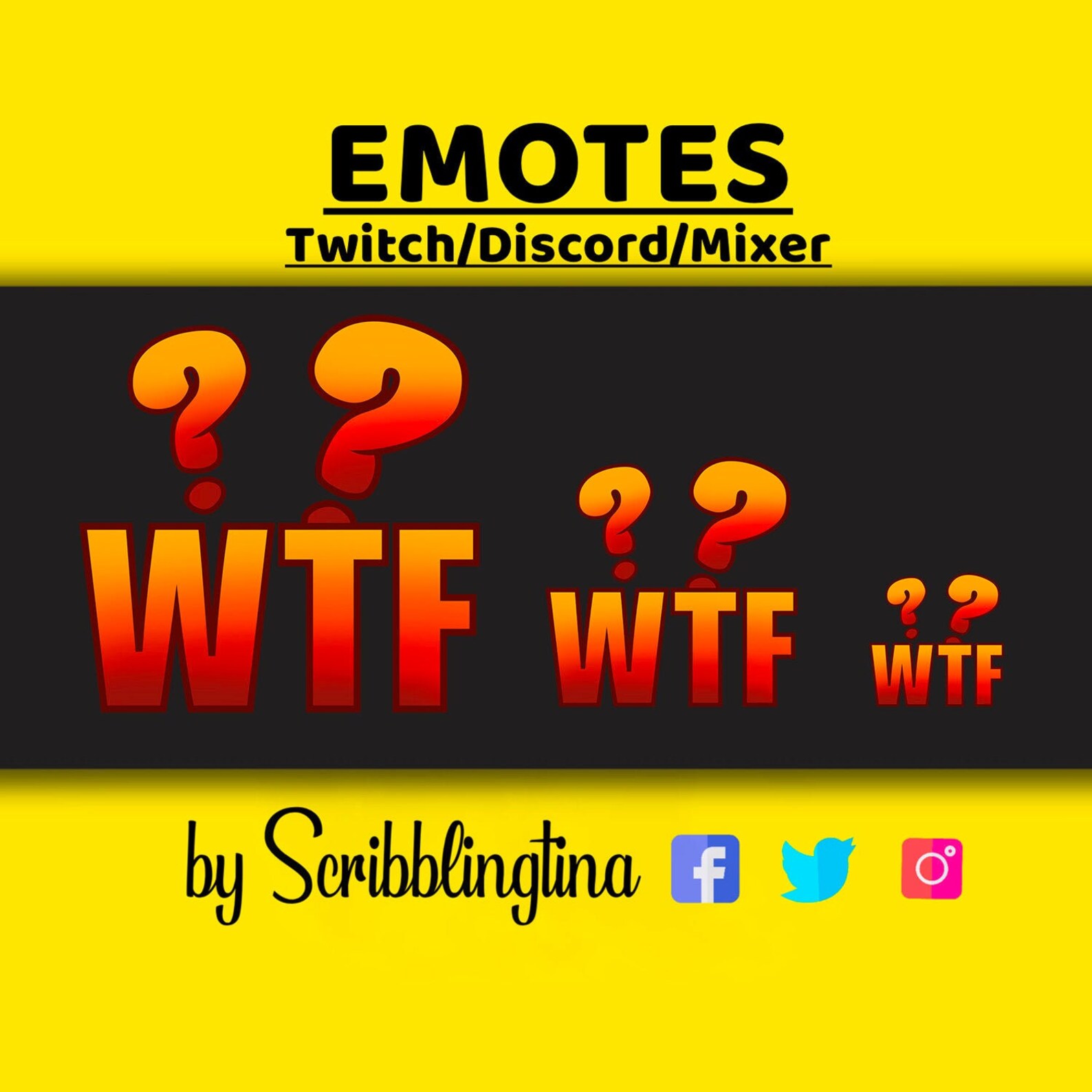 Wtf Twitch Emote Emote Twitch Text Emote Wtf Emote Twitch - Etsy