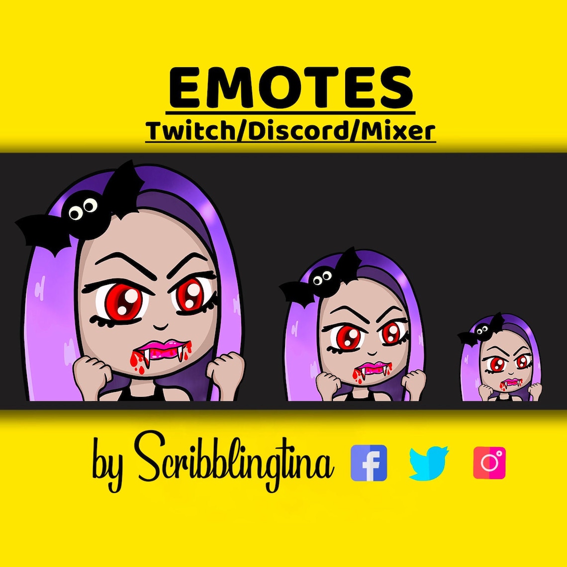 Angry Emote Emote Twitch Twitch Emote Halloween Emote - Etsy