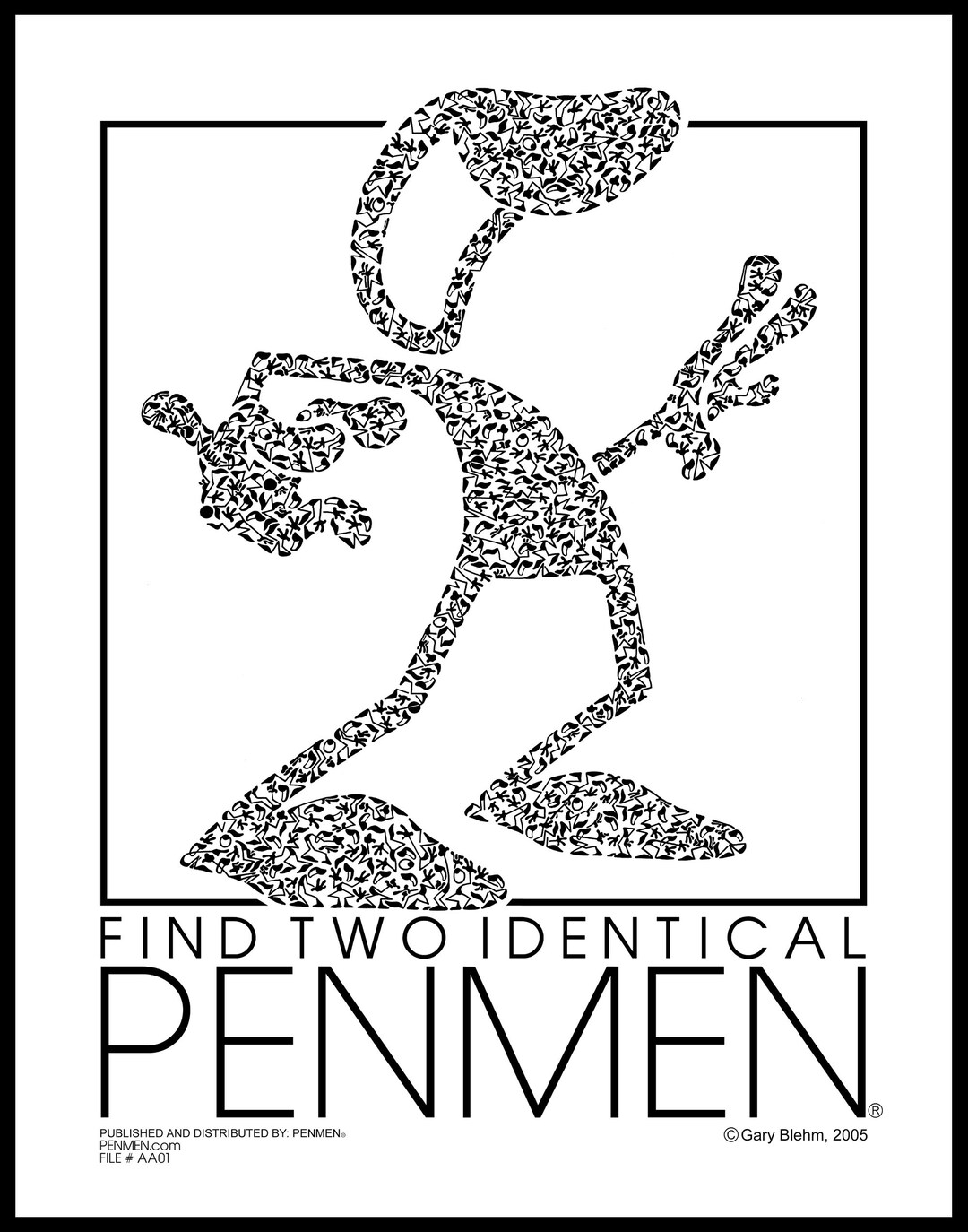 Find Two Identical PENMEN® 11 X 14 Poster penman Figure - Etsy
