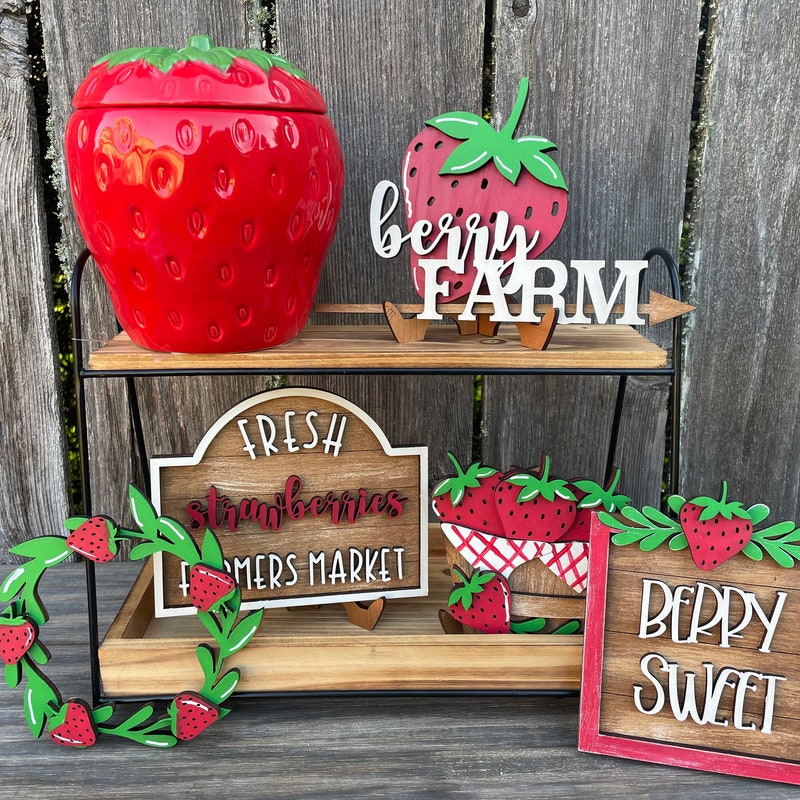 Strawberry Decor - Etsy