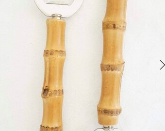 Bamboo Bottle Opener - Etsy