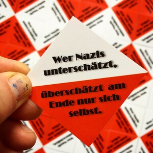 50 Anti-nazi Stickers Sticker Pack 50 Pieces - Etsy