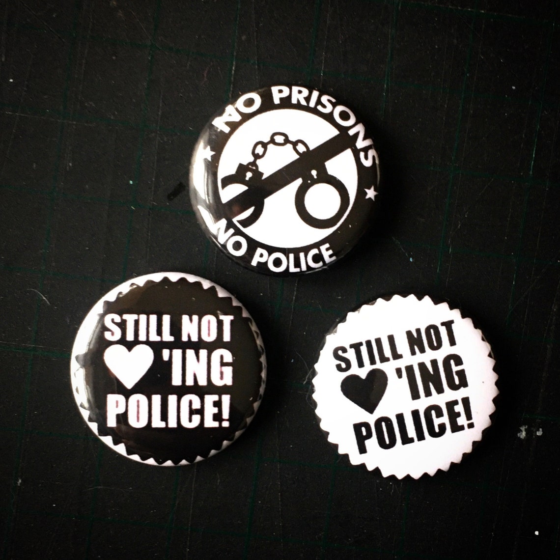 3 no Cops No Masters No Prisons No Police the BLUE - Etsy