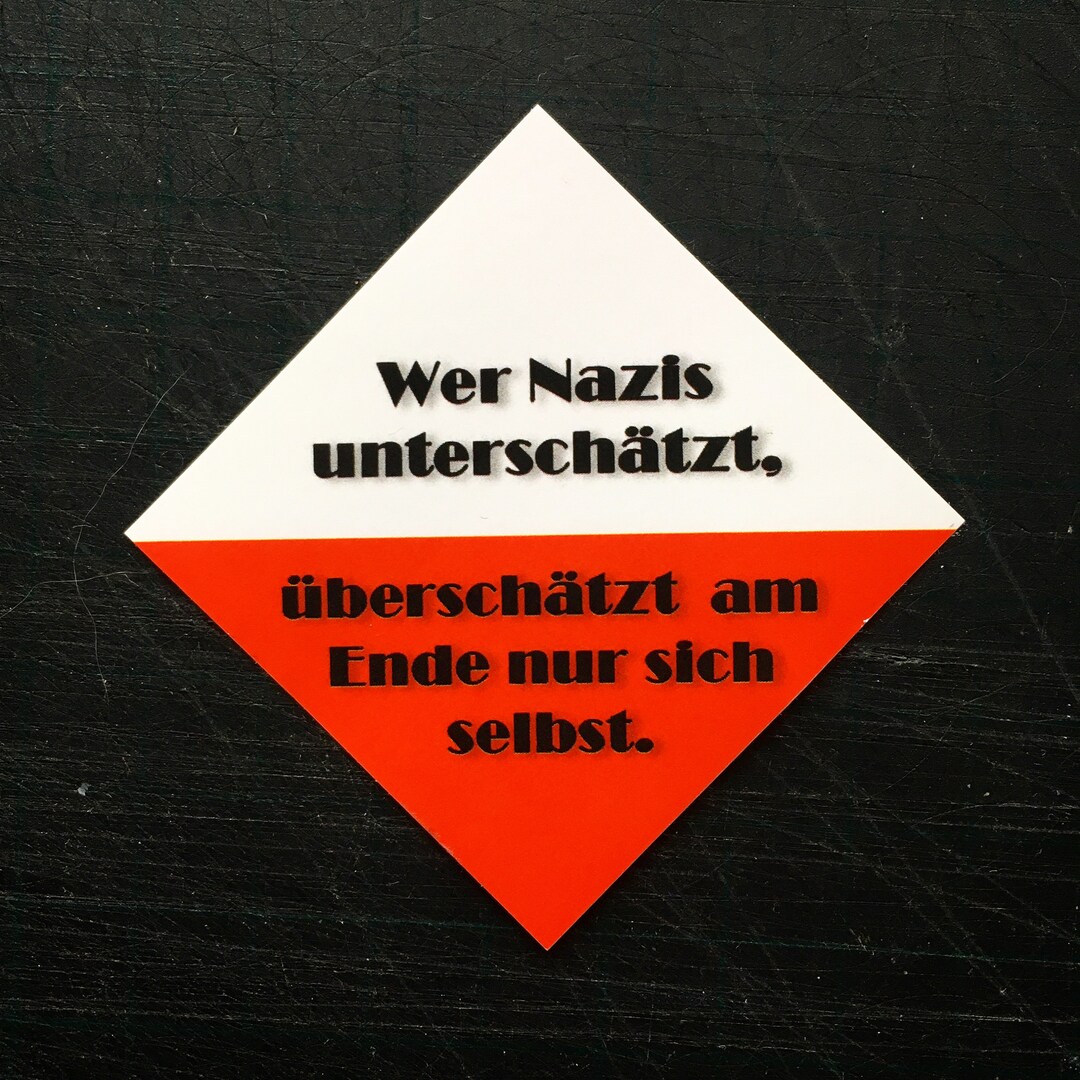 50 Anti-nazi Stickers Sticker Pack 50 Pieces - Etsy