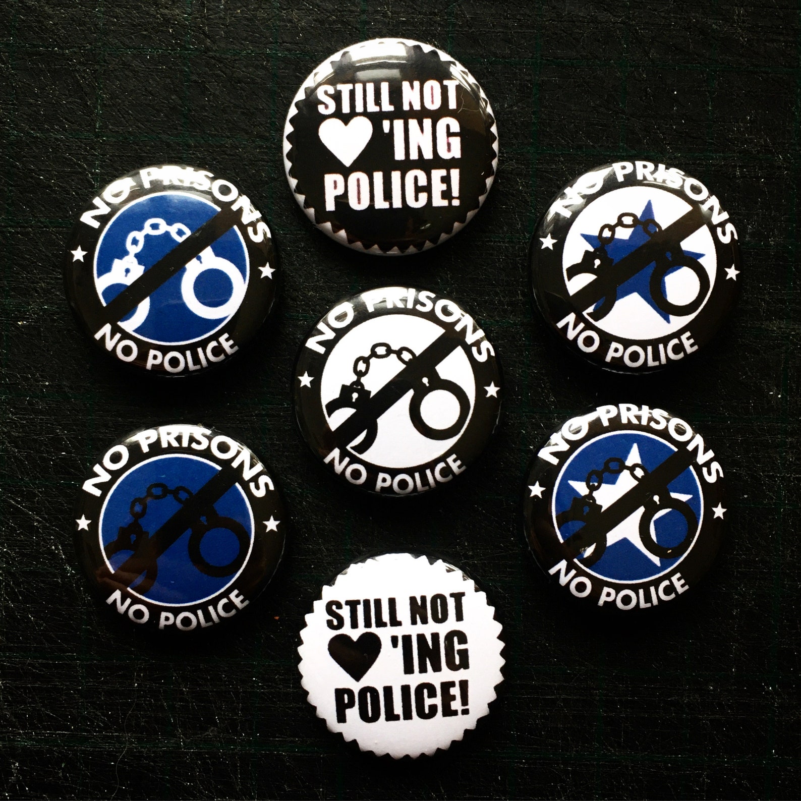 3 no Cops No Masters No Prisons No Police the BLUE - Etsy