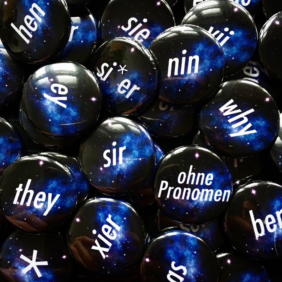 10 Pronomen Buttons deiner Wahl. - Etsy.de