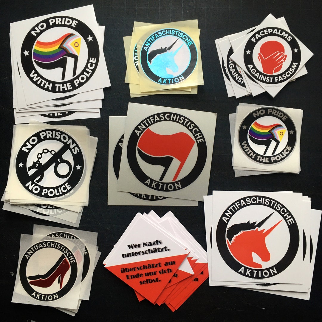 ANTIFA Sticker Pack 65 Stickers - Etsy