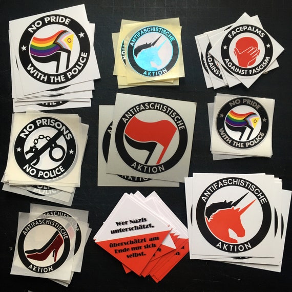 ANTIFA Stickerpack 65 Sticker - Etsy