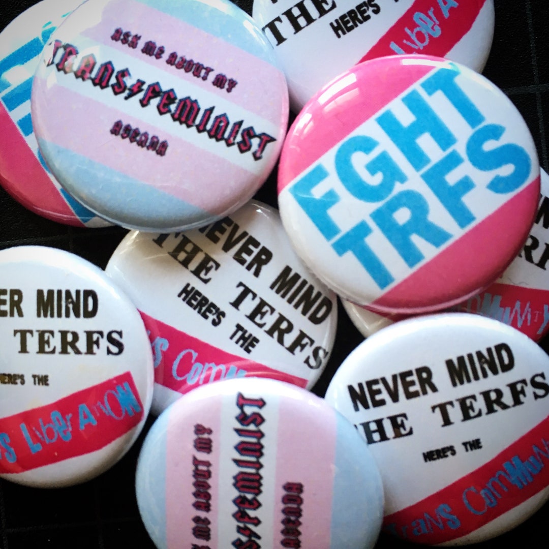 3 “ANTI-TERF” Pins of Your Choice. - Etsy