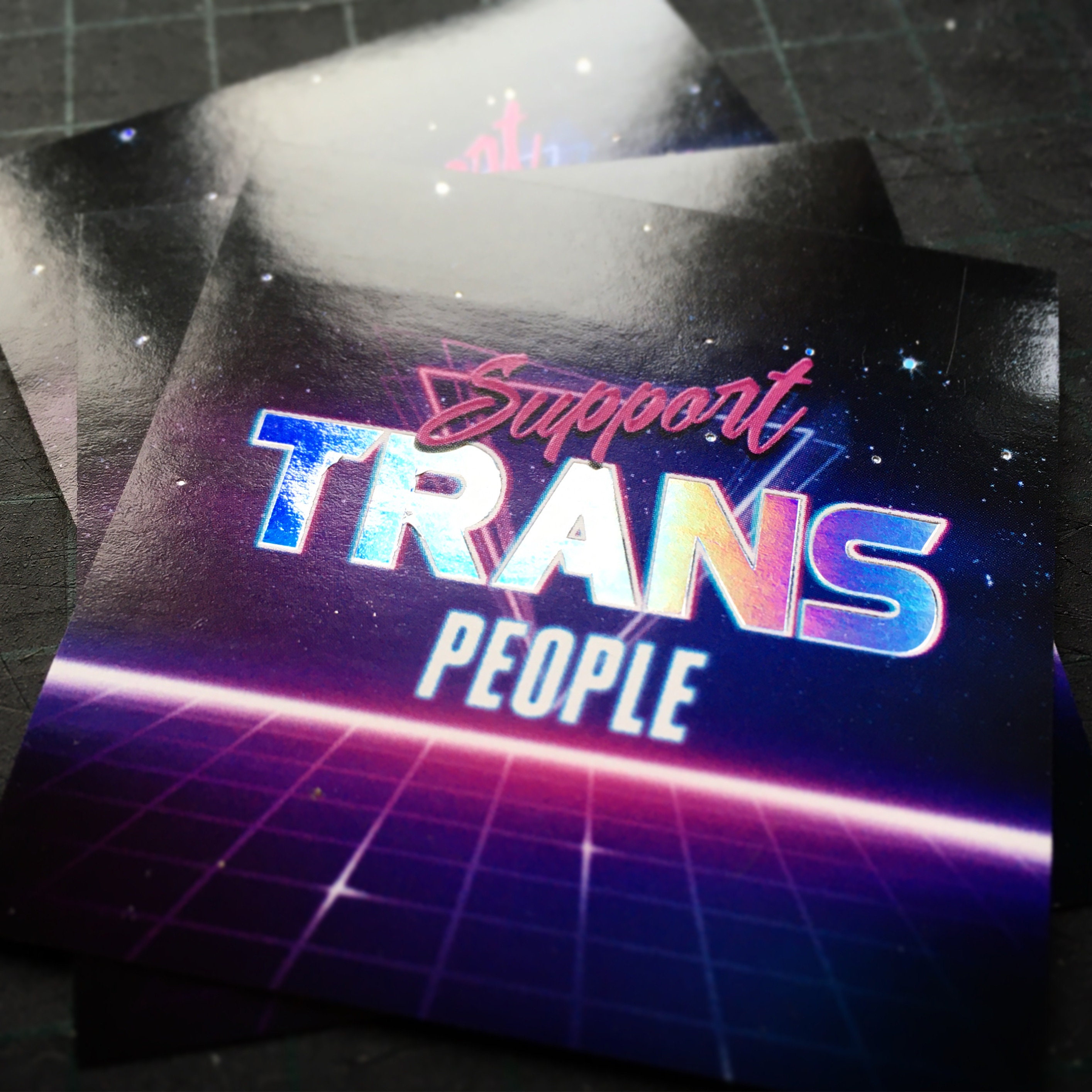 3 Sticker Support TRANS PEOPLE | Etsy