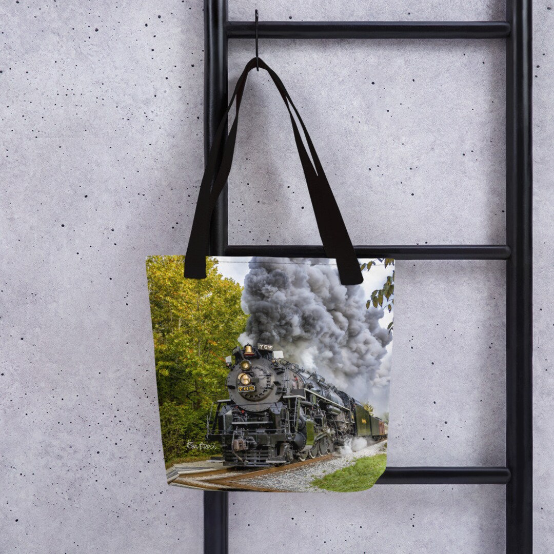 Moving Train Tote Bag | Moving Train Shopping Bag | Moving Train Market ...