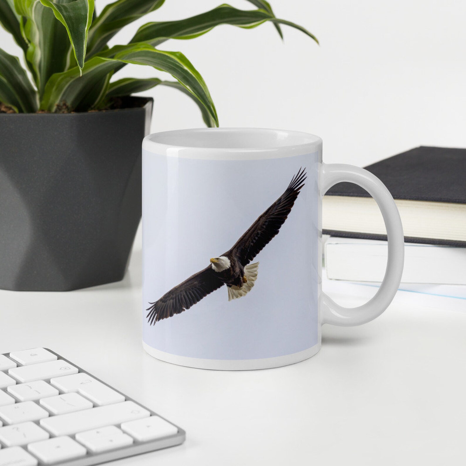 Flying Bald Eagle Coffee Mug Flying Bald Eagle Coffee Cup | Etsy