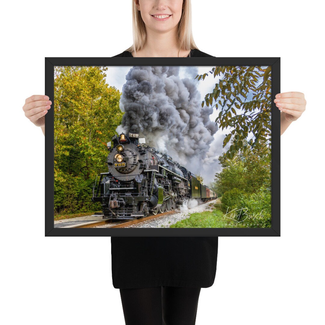 Moving Train Framed Photograph | Moving Train Framed Poster | Steam ...
