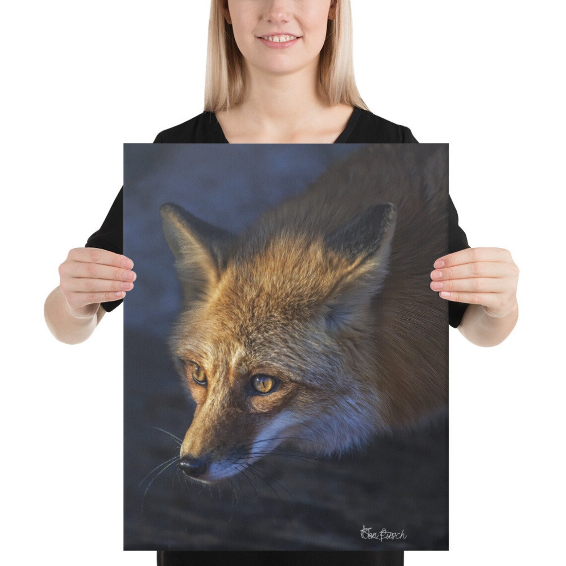Red Fox Canvas Print Wall Art Housewarming Gift - Etsy