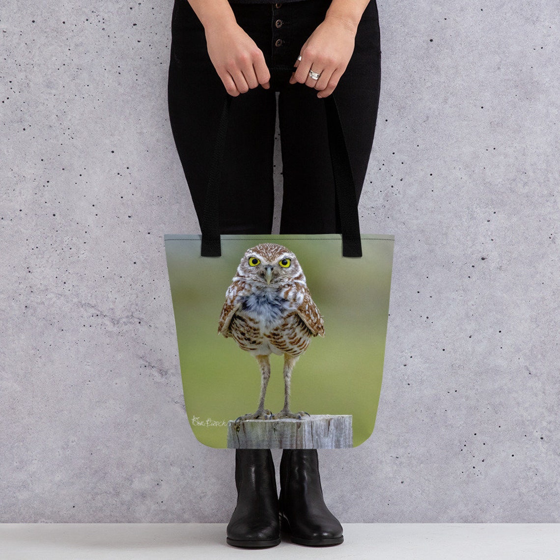 Burrowing Owl Tote Bag / Burrowing Owl Shopping Bag / Burrowing Owl ...