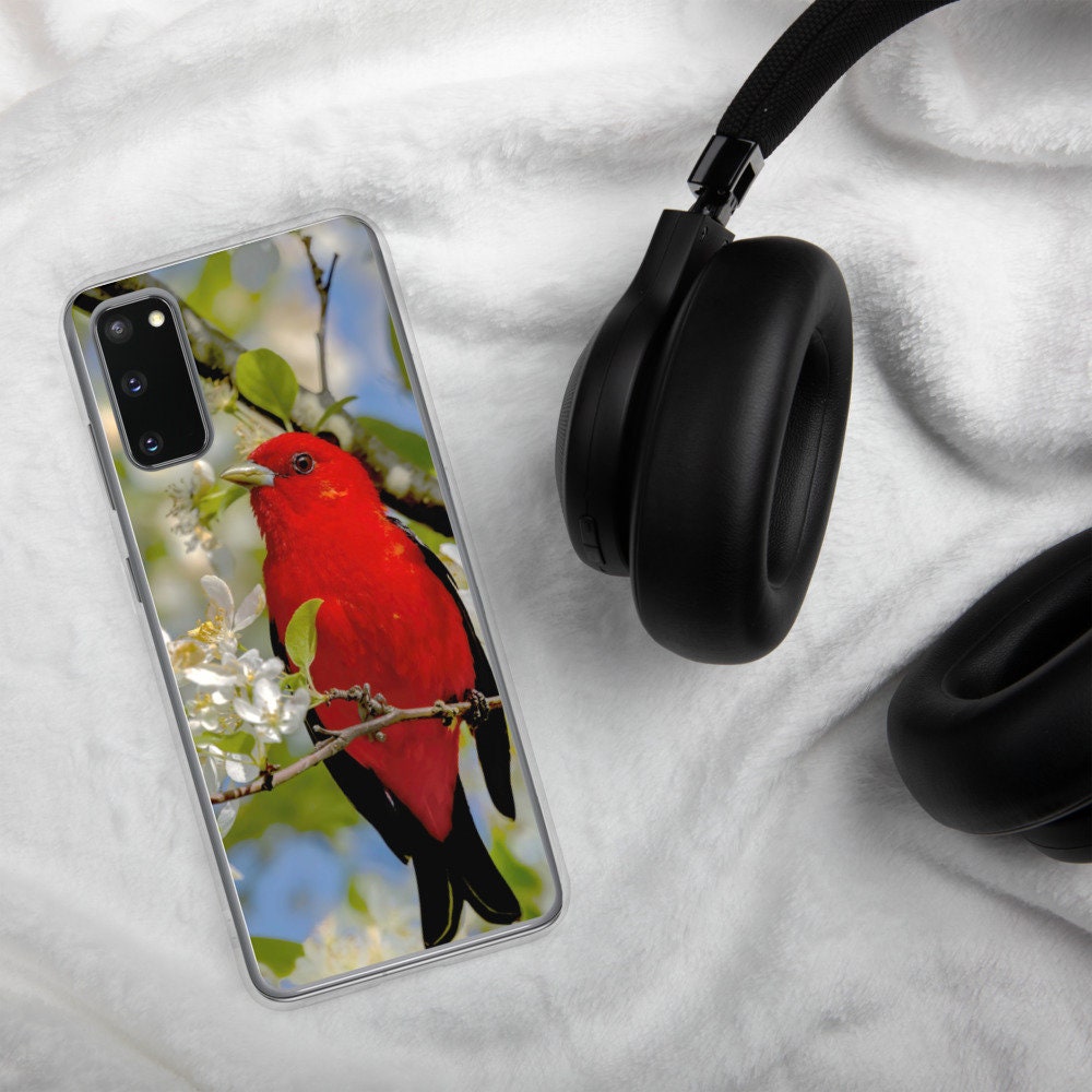 Scarlet Tanager Phone Case for Samsung Galaxy Models | Scarlet Tanager ...
