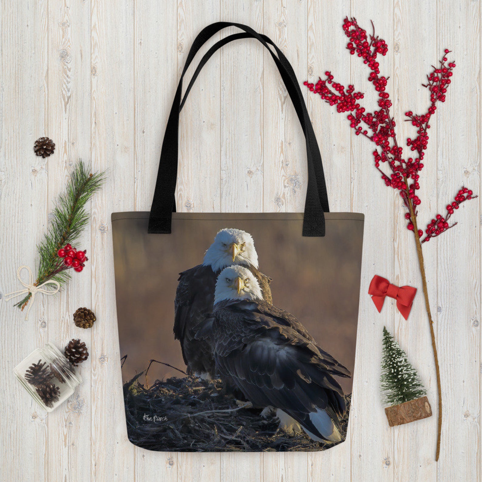 Nesting American Bald Eagles Tote Bag | Nesting American Bald Eagles ...