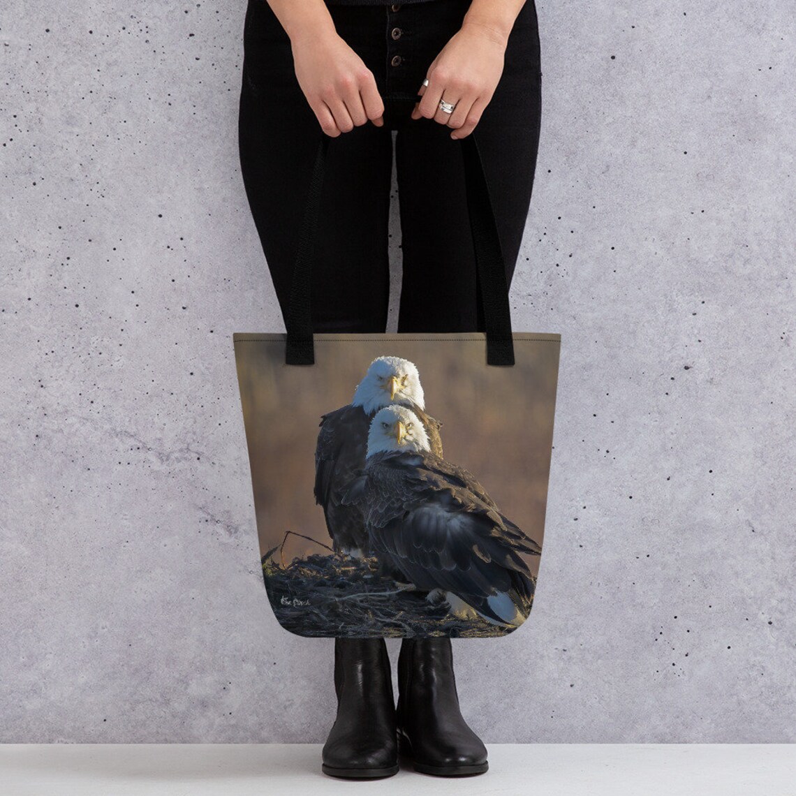 Nesting American Bald Eagles Tote Bag Nesting American Bald - Etsy
