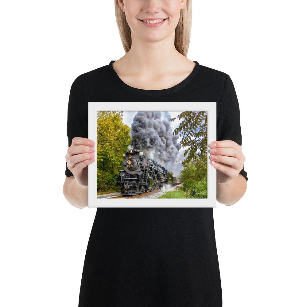 Moving Train Framed Photograph | Moving Train Framed Poster | Steam ...
