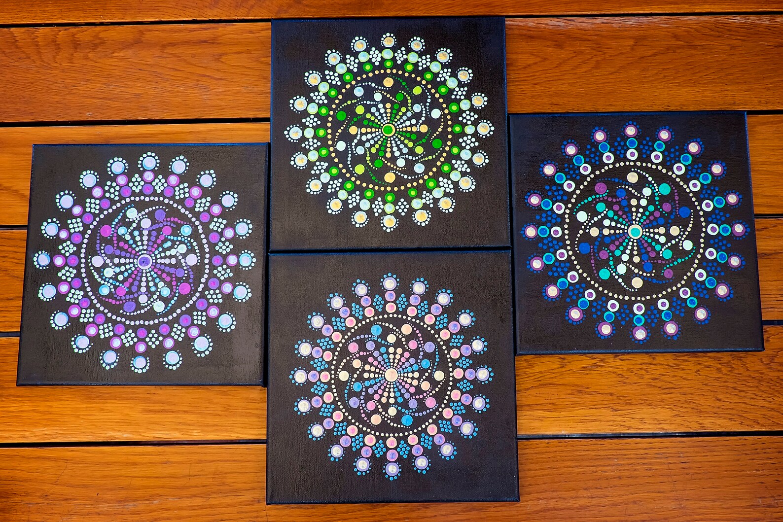 Dot Art Pattern Canvas 17 Downloadable PDF Mandala Dotting | Etsy