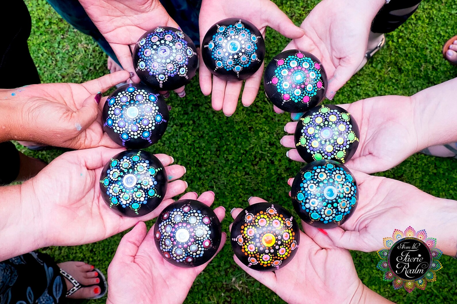 Dot Art Pattern Round Rock 7 - Downloadable PDF - Mandala Dotting ...