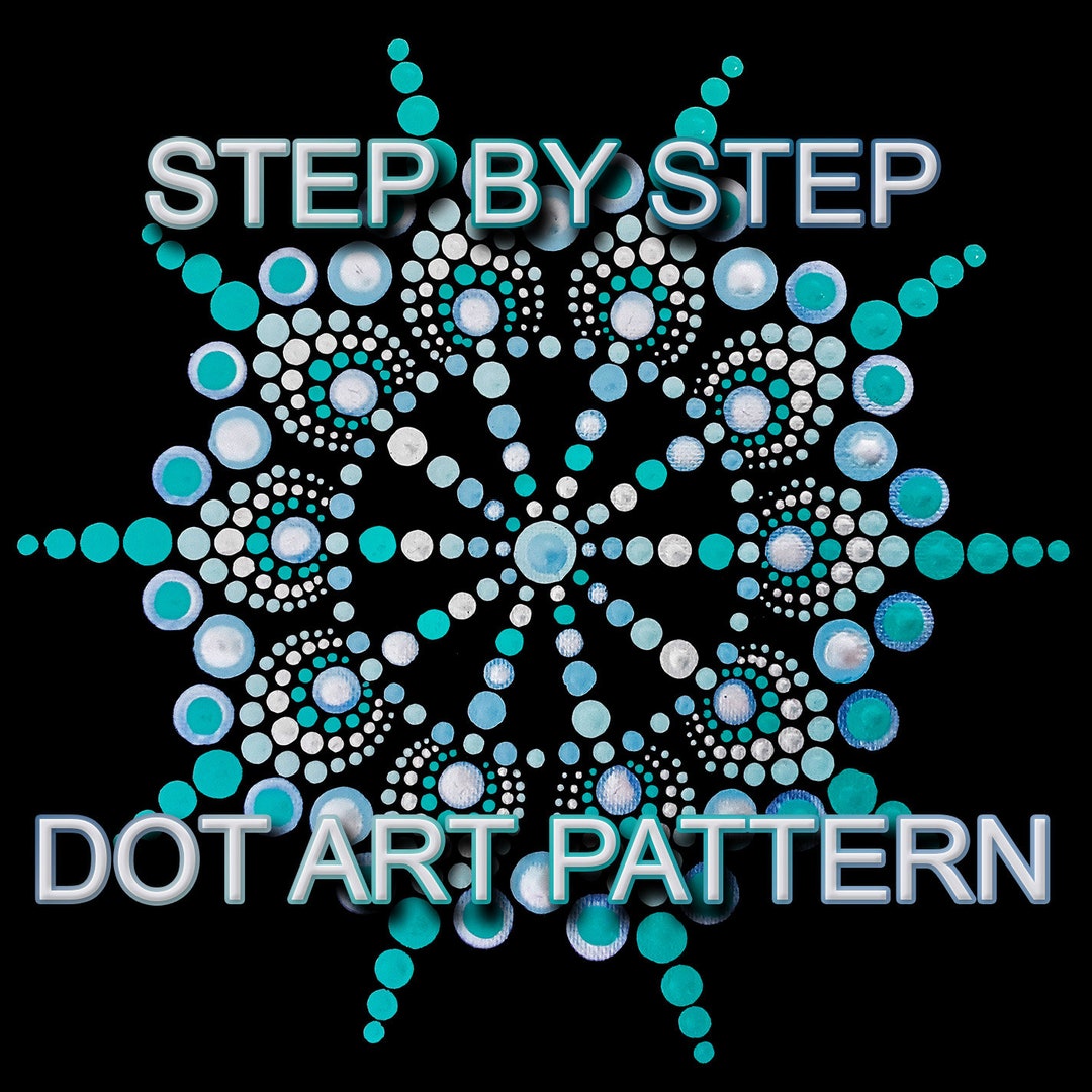 Dot Art Pattern Canvas 15 - Downloadable PDF - Mandala Dotting ...