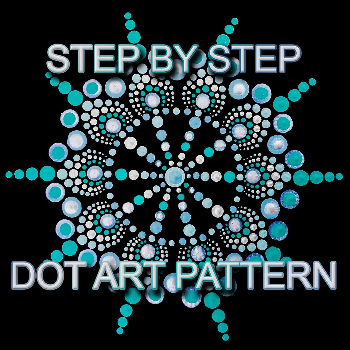 Dot Art Pattern Canvas 15 - Downloadable PDF - Mandala Dotting ...