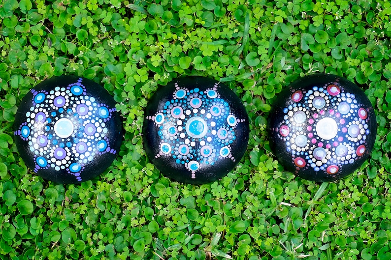 Dot Art Pattern Round Rock 7 - Downloadable PDF - Mandala Dotting ...