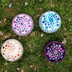 Dot Art Pattern Round Rock 1 - Downloadable PDF - Mandala Dotting ...