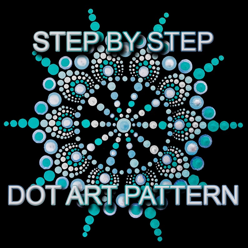 Dot Art Pattern Canvas 11 - 20 Bundle - Downloadable PDF - Mandala ...