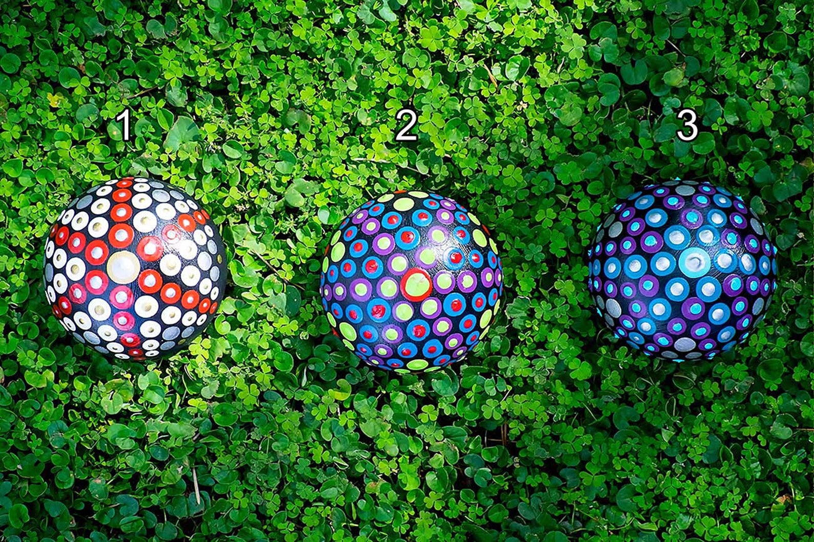 Dot Art Pattern Round Rock 3 Downloadable PDF Mandala | Etsy