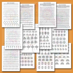 Swoosh Dot Art Practice Pages - 12 Pages - PDF Instant Digital Download ...